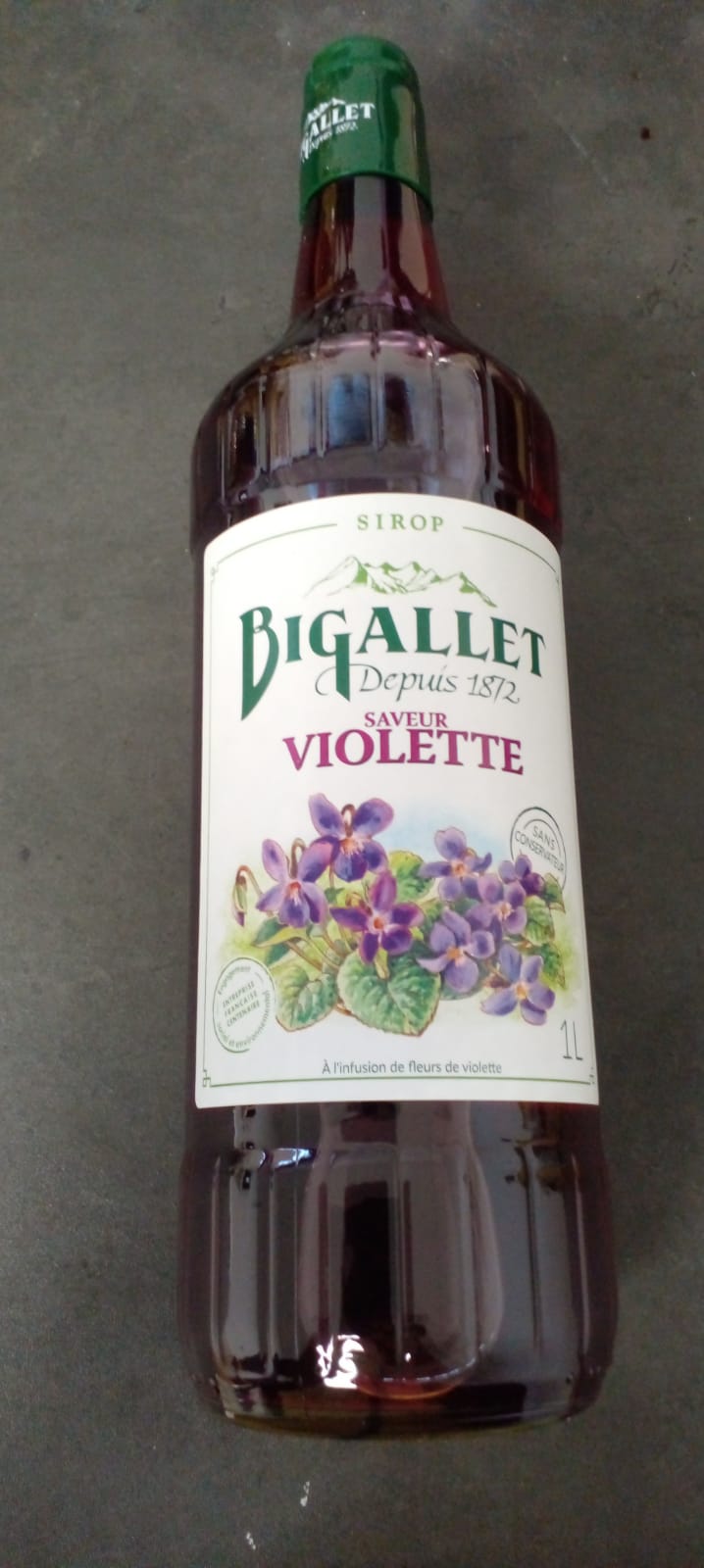 SIROP ARTISANAL VIOLETTE- Origine France – | Simond Fruits & Légumes